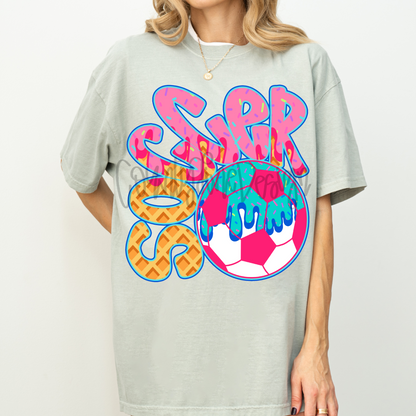 Soccer drip PNG – County Line Design